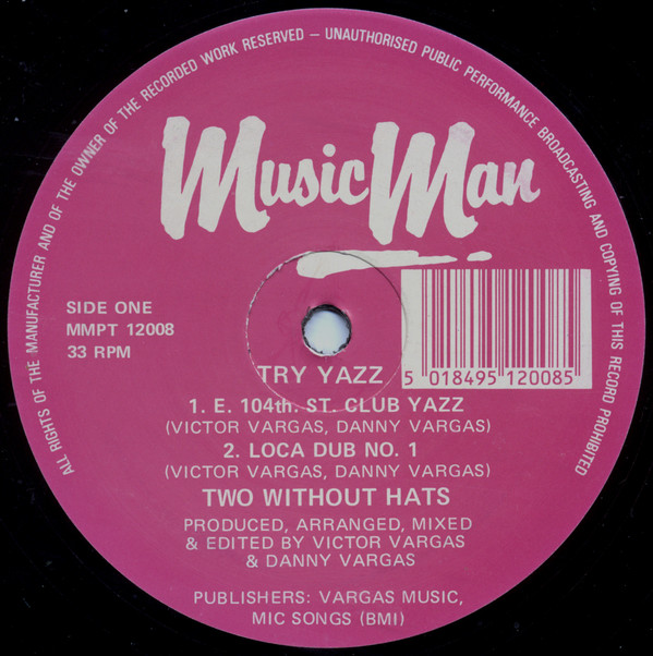 Two Without Hats - Try Yazz [Music Man:1989] - allmusic.jp